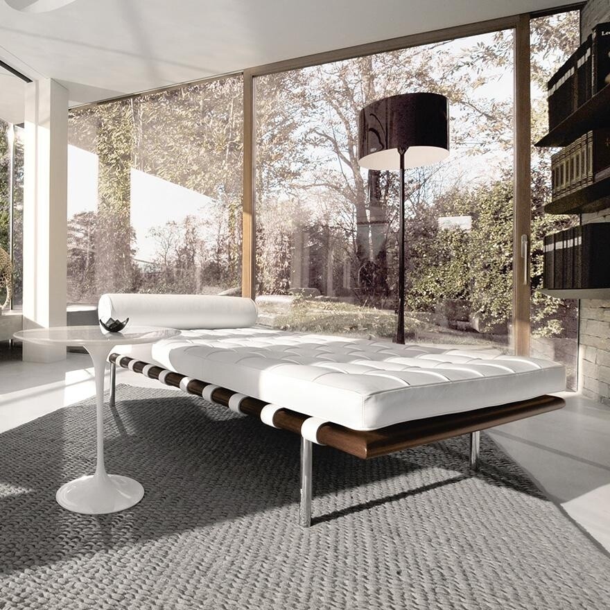 Knoll International Barcelona® Day Bed Liege Leder | AmbienteDirect