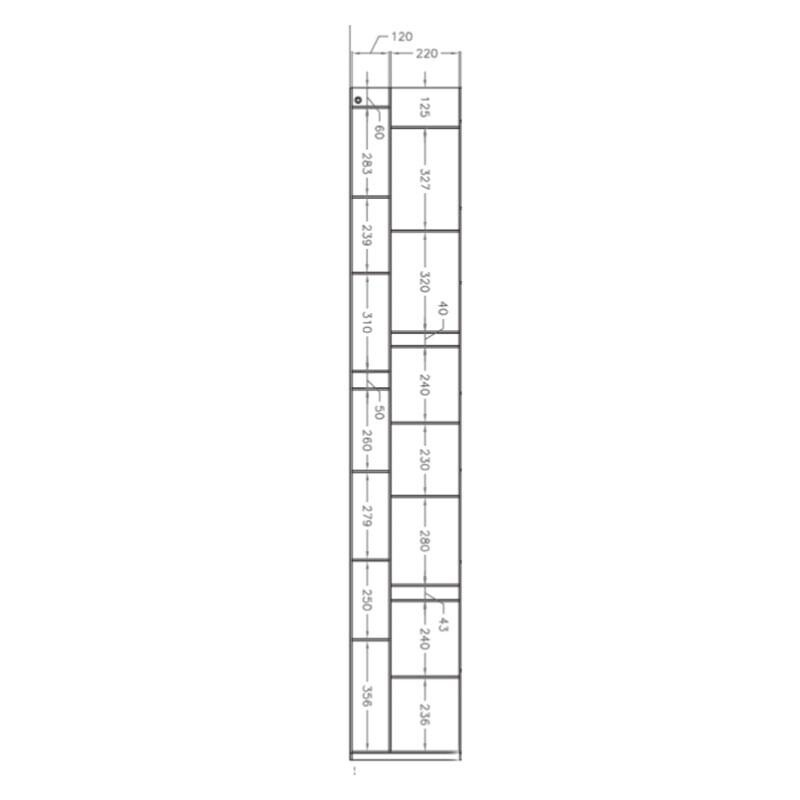 MDF Italia Random 2C Shelf | AmbienteDirect