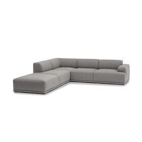 Muuto Connect Lounge Sofa und Ottoman | AmbienteDirect