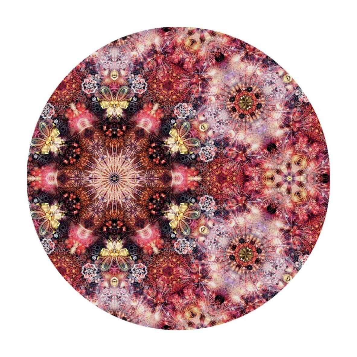 Moooi Carpets Festival Inferno Carpet Round | AmbienteDirect