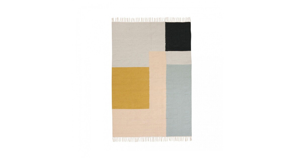 ferm LIVING Kelim Squares Rug | AmbienteDirect